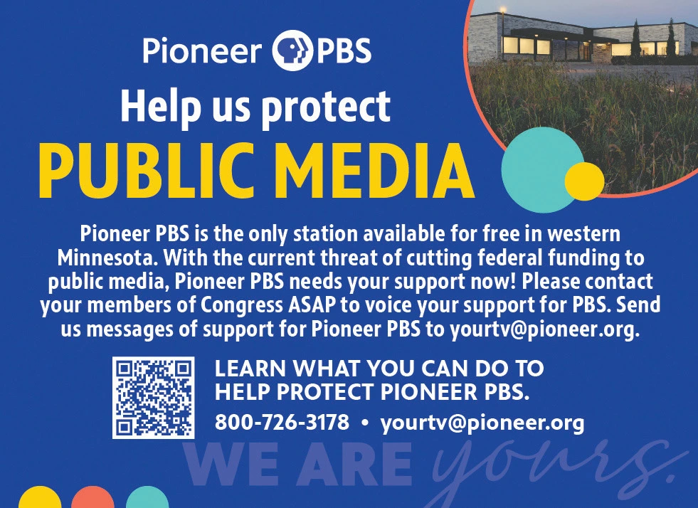 SATURDAY, JULY 12, 2025 Ad - Pioneer PBS - West Central Tribune