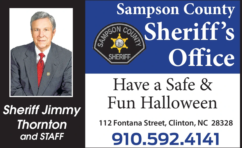 WEDNESDAY, OCTOBER 15, 2025 Ad - Sampson County Sheriff's Office ...