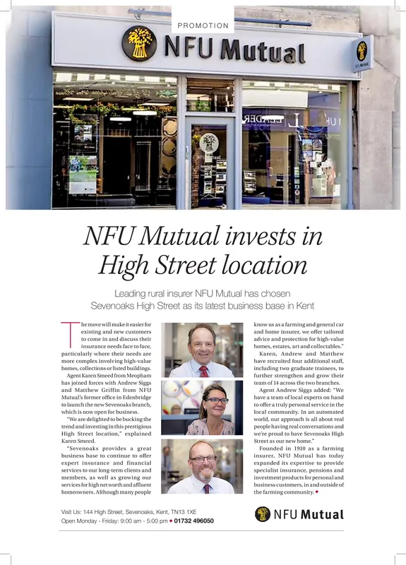 MONDAY, AUGUST 20, 2018 Ad - NFU Mutual - Kent Life