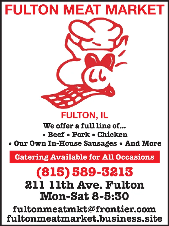 SUNDAY, SEPTEMBER 23, 2018 Ad - Fulton Meat Market - Sauk Valley Media
