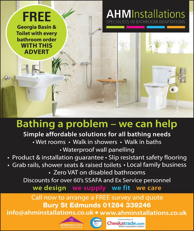 FRIDAY, OCTOBER 5, 2018 Ad - AHM Installations - Bury Mercury