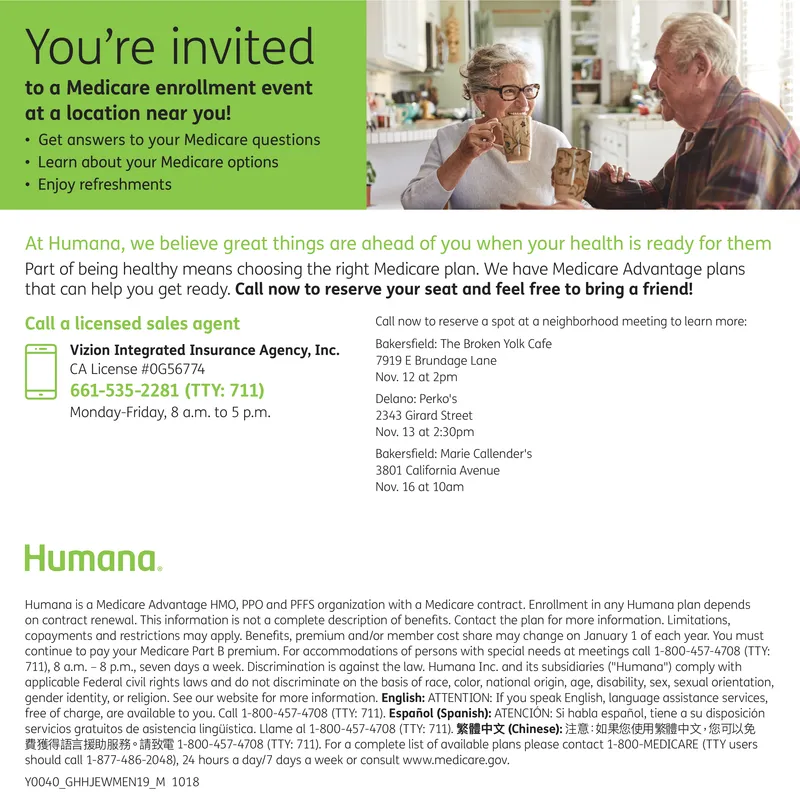 SUNDAY, NOVEMBER 4, 2018 Ad - Humana - The Bakersfield Californian