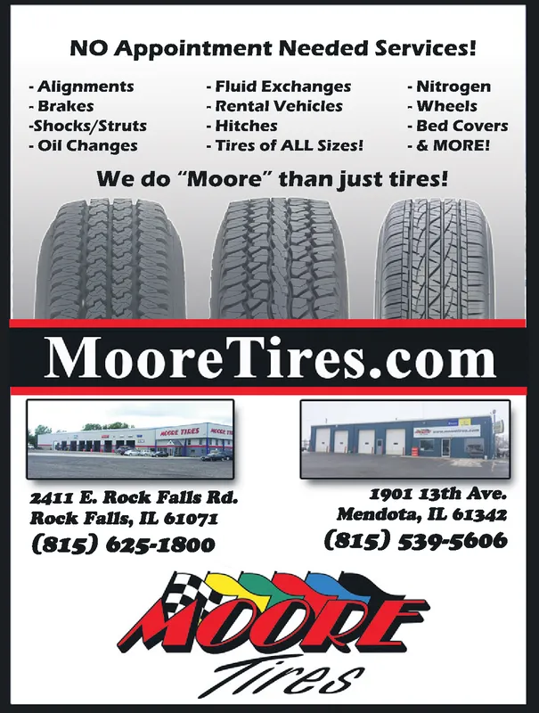 SUNDAY, NOVEMBER 25, 2018 Ad - Moore Tires - Sauk Valley Media