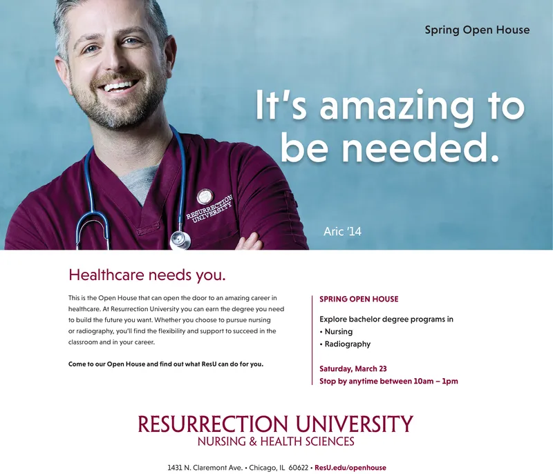 WEDNESDAY, MARCH 13, 2019 Ad - Resurrection University - Nursing ...