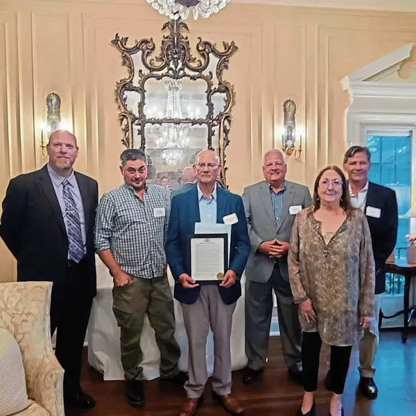 Leet commission president Martin McDaniel honored by QVCOG