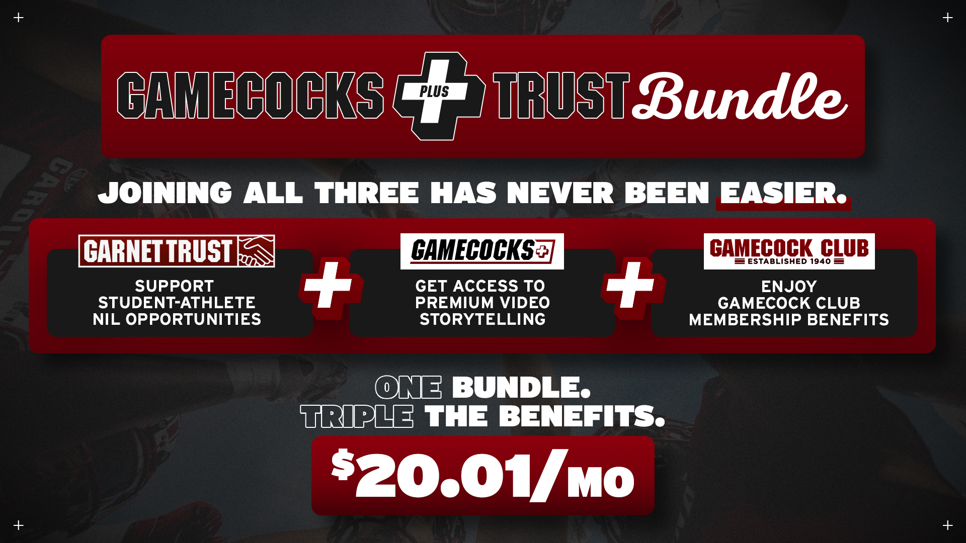 Gamecocks+: MORE stories. ORIGINAL content.
