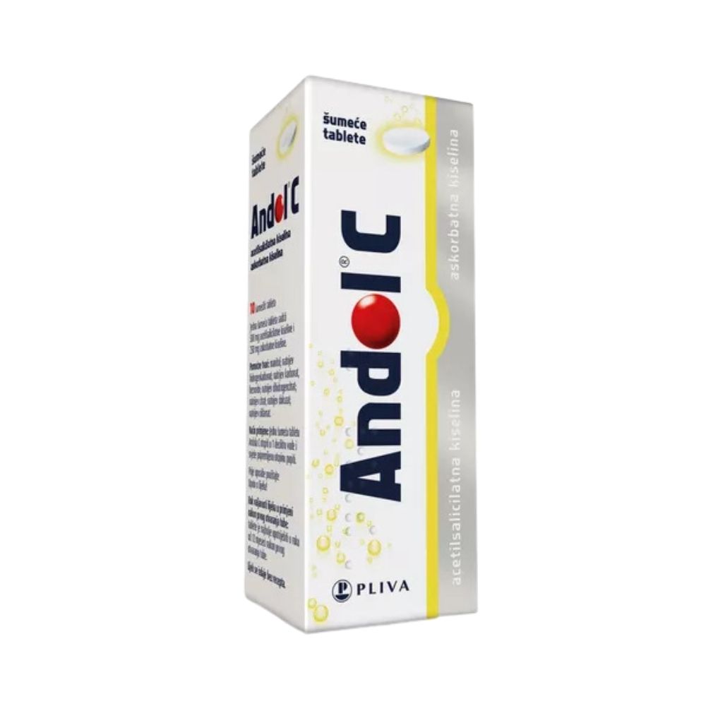 Paket.mk - Pliva Andol C Шумливи таблети 10 таблети