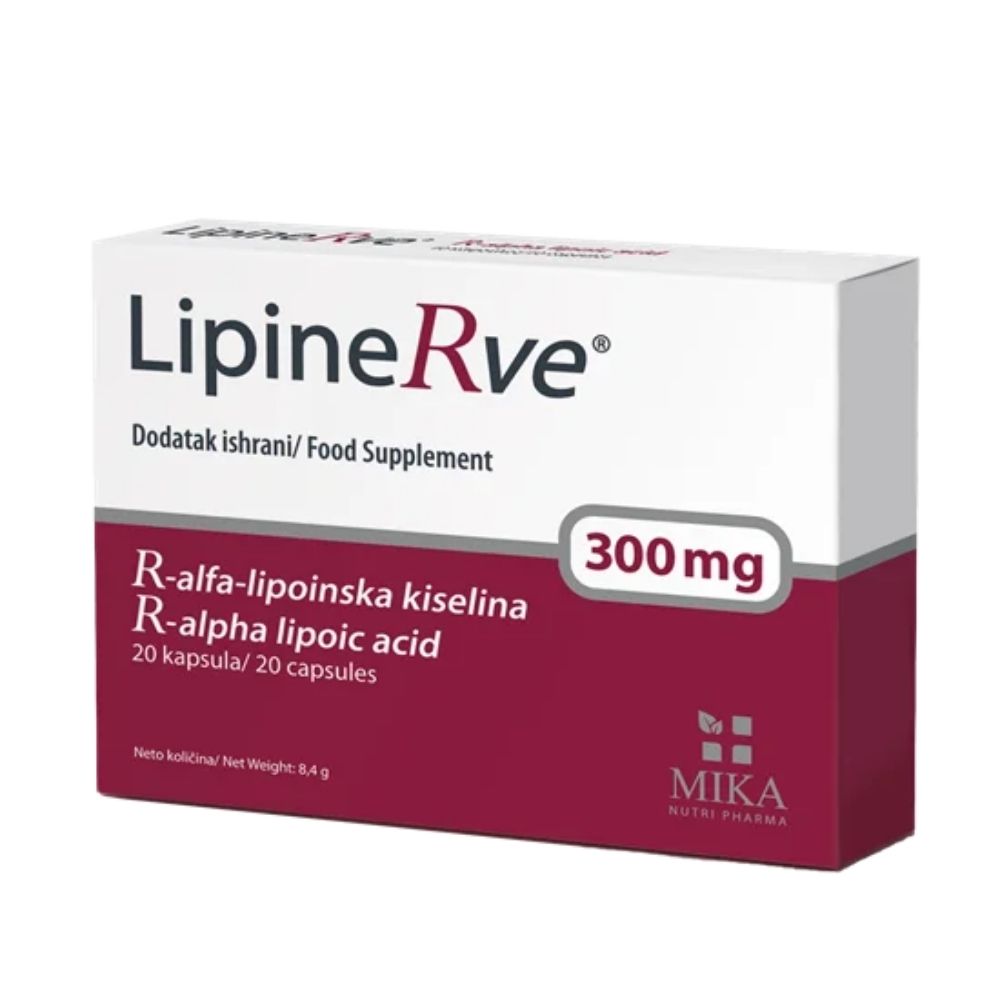 Lipinerve 300mg 20 капсули - Paket.mk