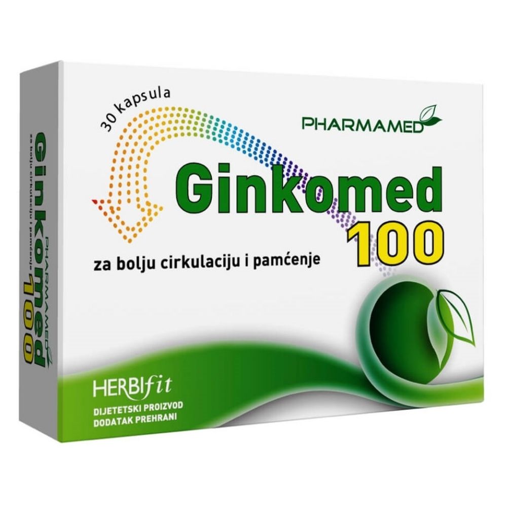 Pharmamed Гинкомед 100 30 капсули - Paket.mk