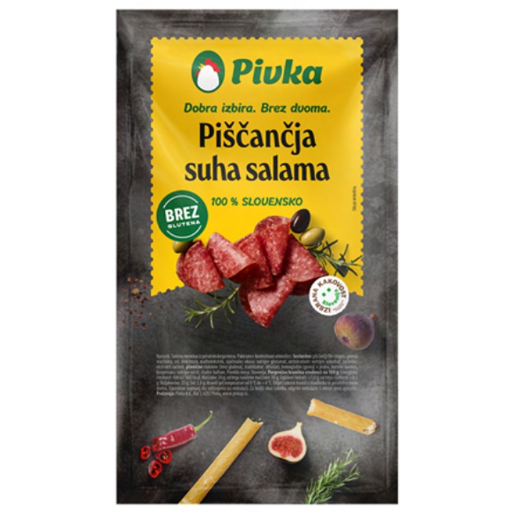 Pivka Пилешки суџук на парчиња 100гр - Paket.mk