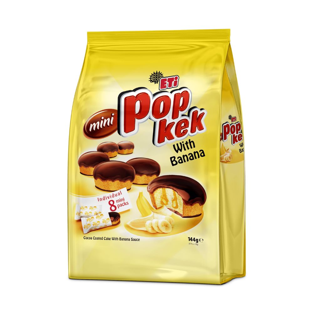 Pop Kek Mini Колачиња со банана 144гр - Paket.mk
