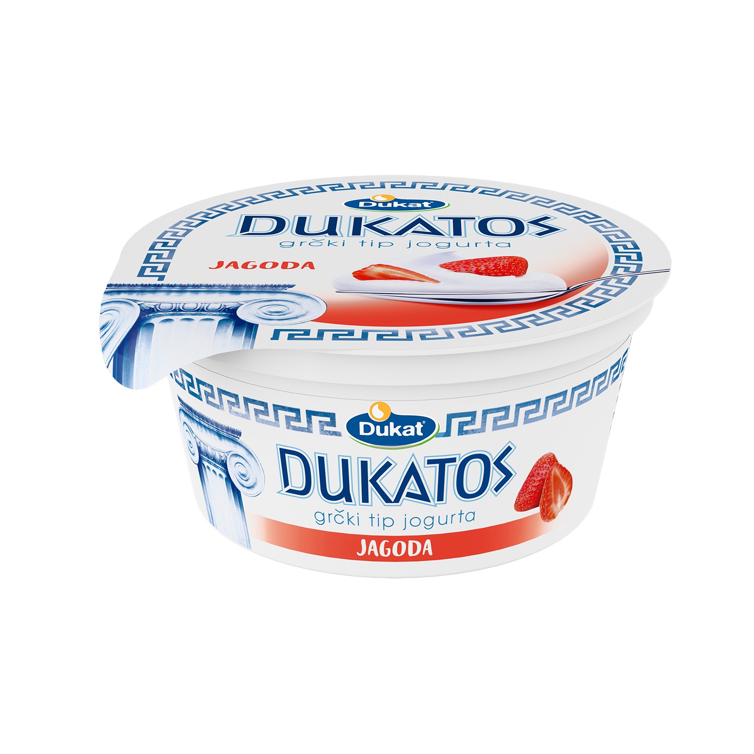 Dukatos Грчки јогурт со вкус на јагода 150гр - Paket.mk