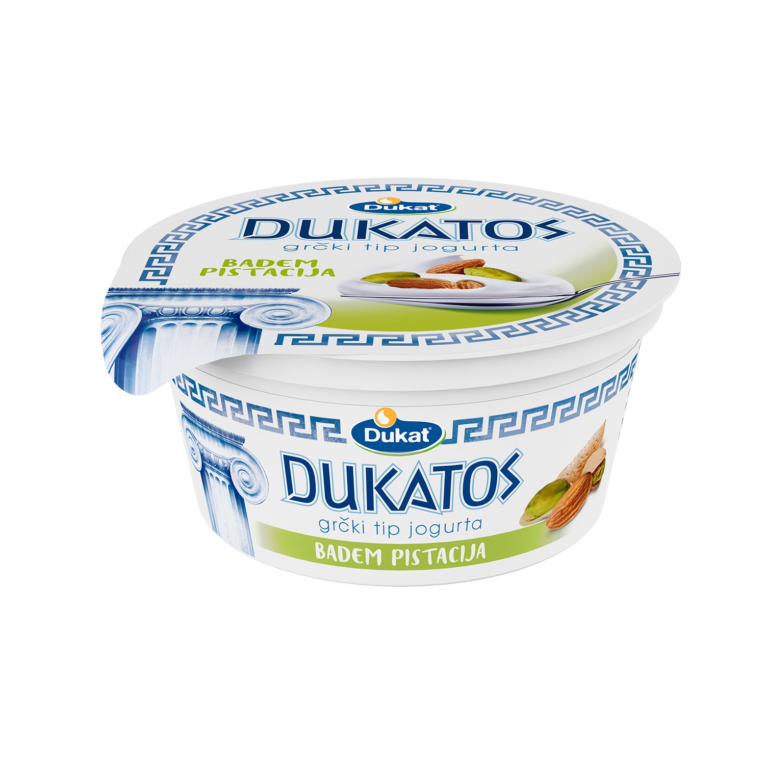Dukatos Грчки јогурт со вкус на бадем и ф'стак 150гр - Paket.mk
