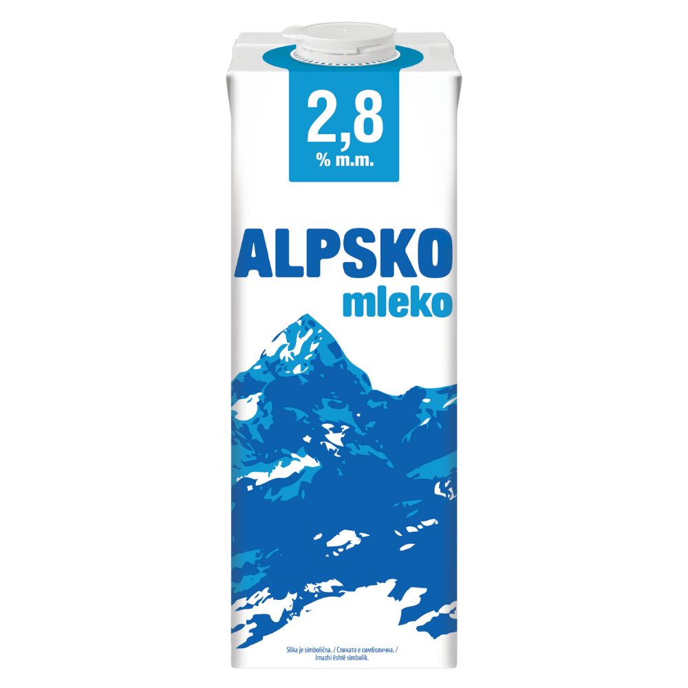 Alpsko Млеко 2,8% 1л - Paket.mk