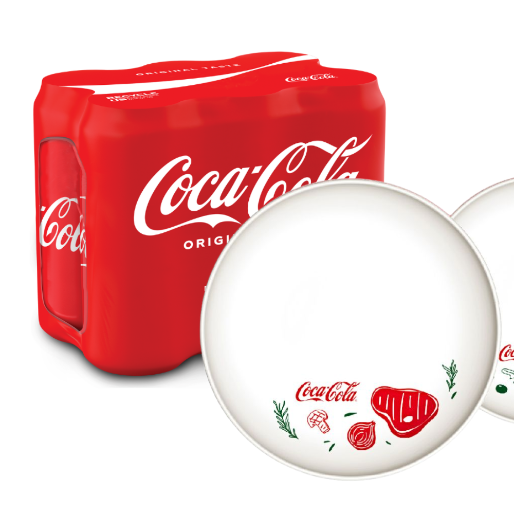 Coca-Cola Лименки 6х330ml со Подарок чинија - Paket.mk