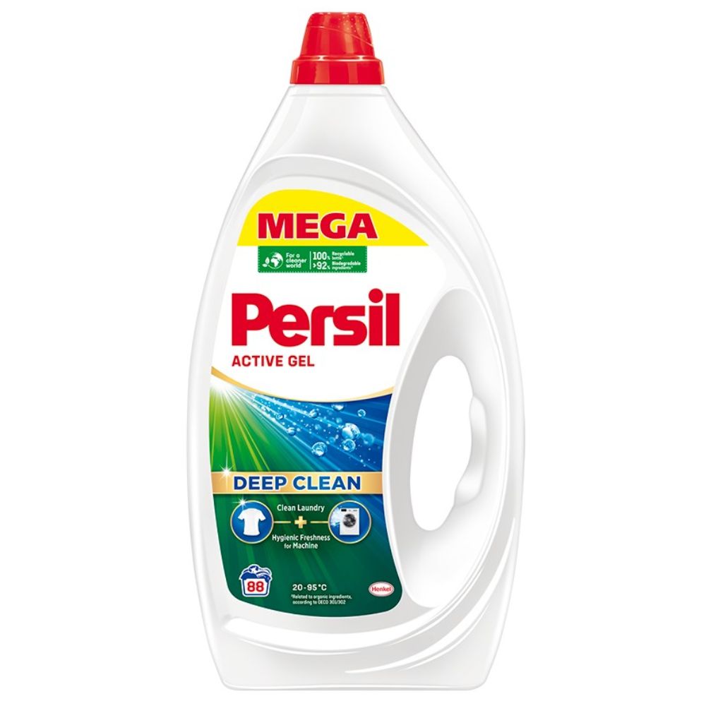 Persil Active Gel Deep Clean Течен детергент 3,96л - Paket.mk