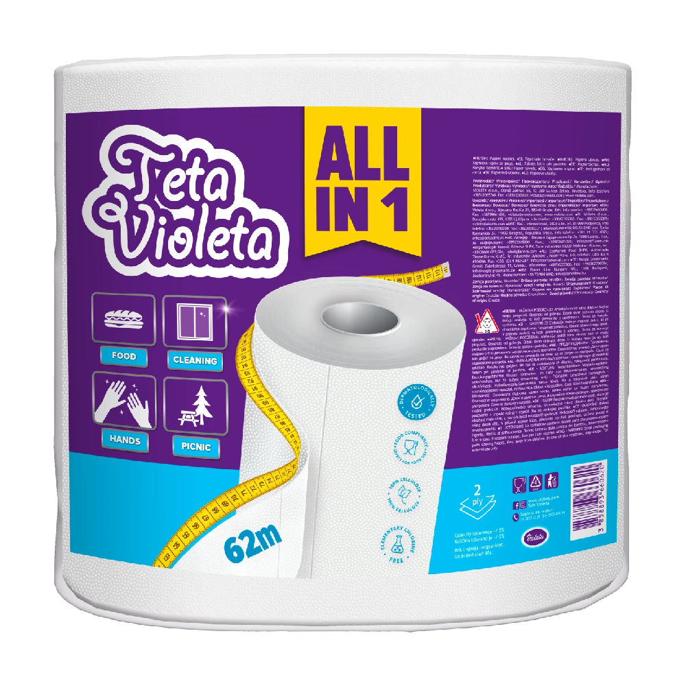 Violeta Maxi all in one Кујнски бришач 62м - Paket.mk