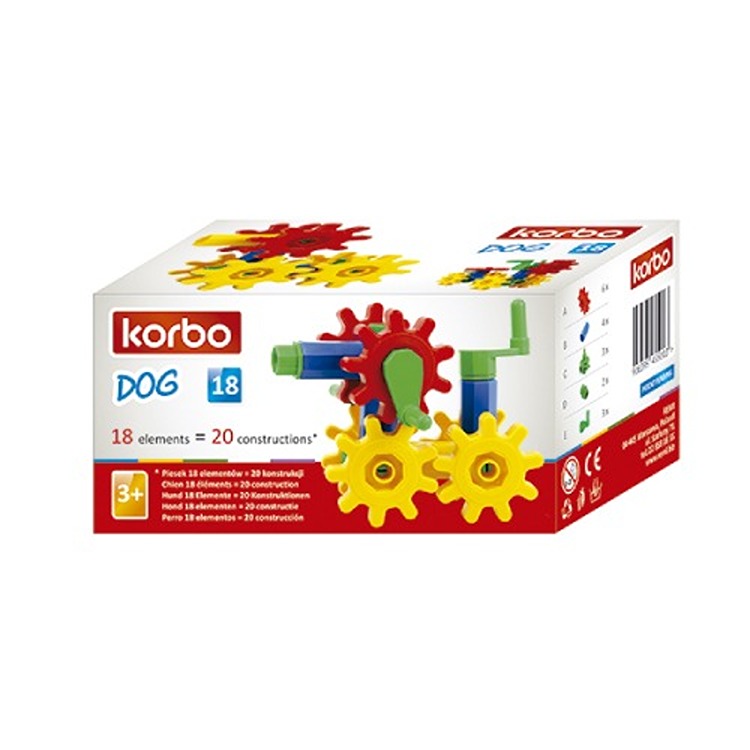 Paket.mk - Korbo Dog 18 Креативен сет за конструкции 3+
