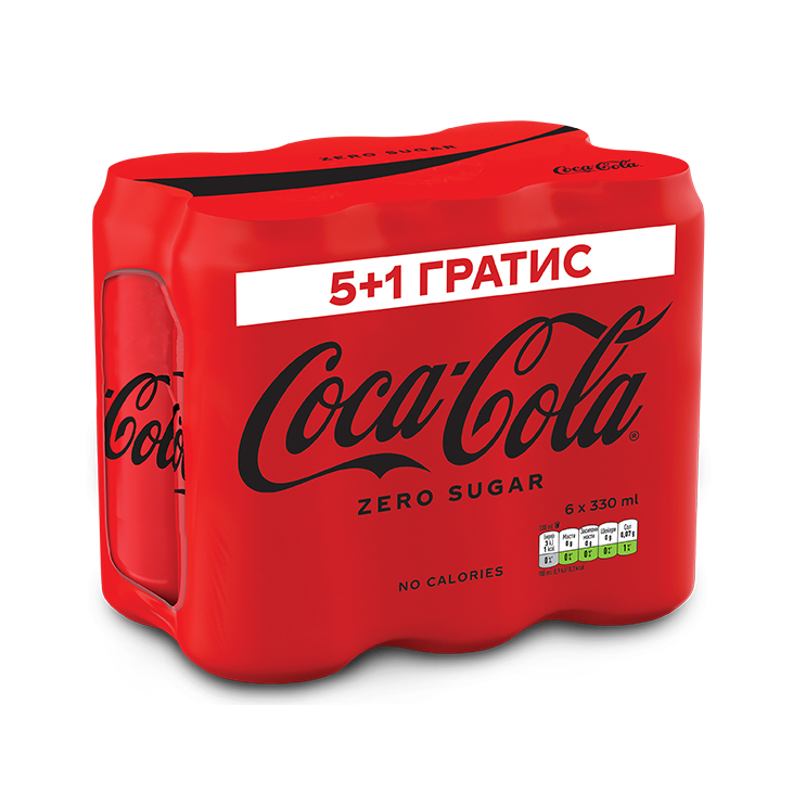 Paket.mk - Coca-Cola Zero Лименки 6х330мл