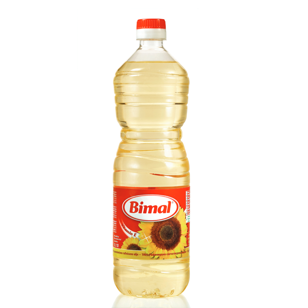 Bimal Сончогледово масло за јадење со витамин Е 1л - Paket.mk