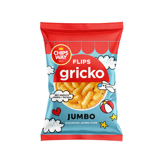 Chips Way Флипс џамбо 80гр - Paket.mk