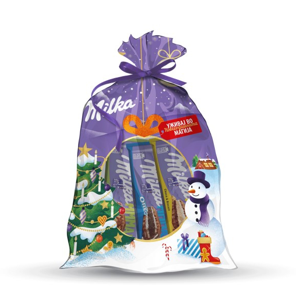 Milka Новогодишно пакетче Тип 2 1208гр - Paket.mk