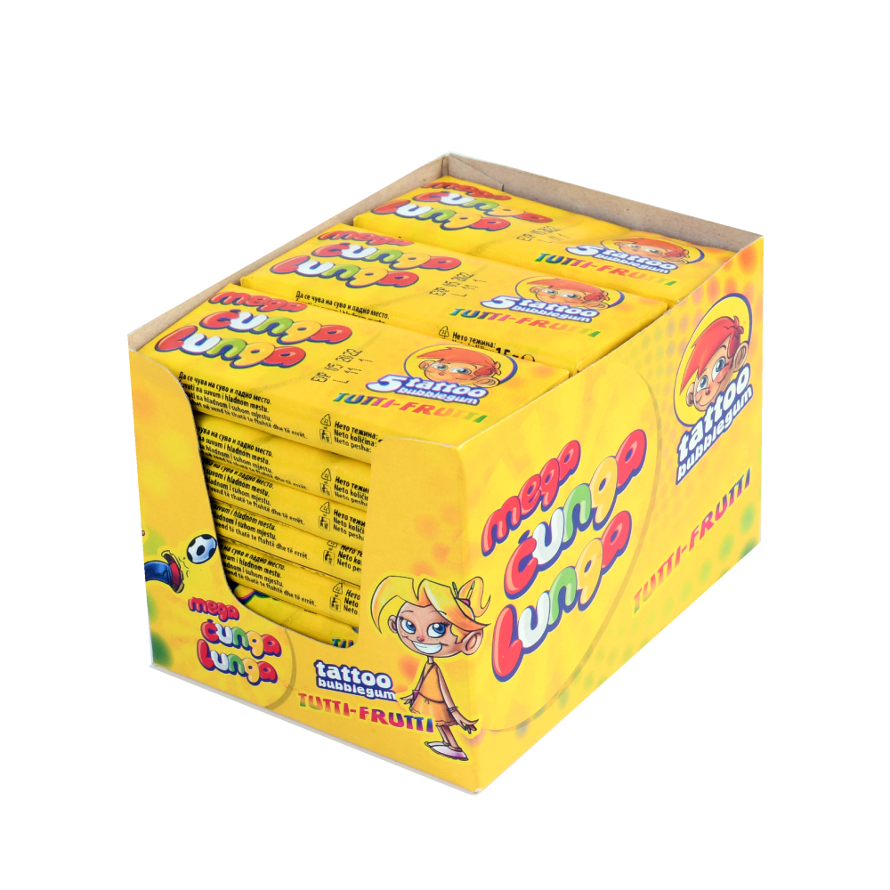 Cunga Lunga Мастики тути фрути со тетоважа 1/1 - Paket.mk