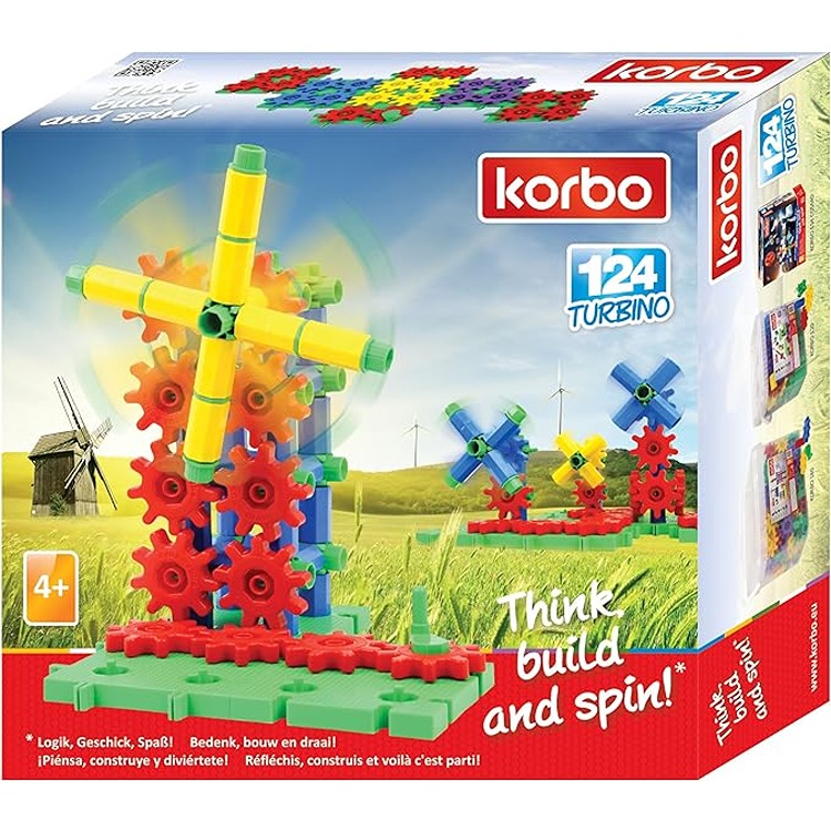 Korbo Turbino 124 Креативен сет за конструкции 4+ - Paket.mk