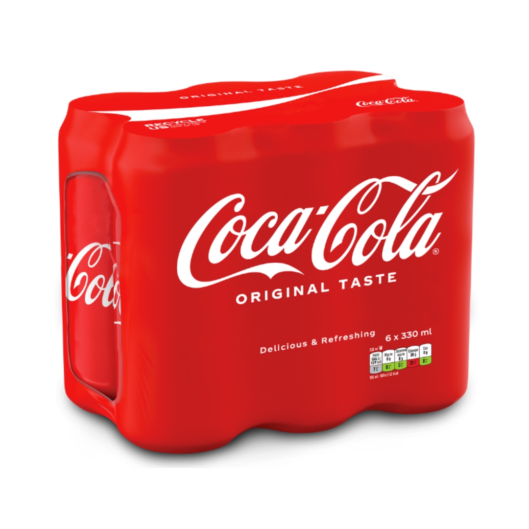 Coca-Cola Лименки 6х330ml - Paket.mk