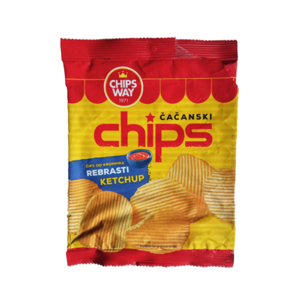Chips Way Чипс ребрест 40гр - Paket.mk