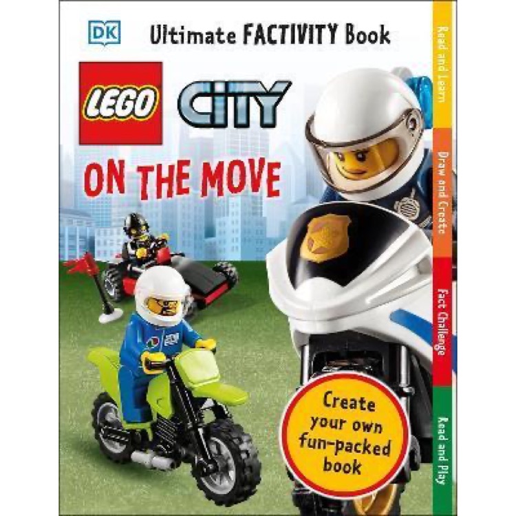 LEGO City On The Move Ultimate Factivity Book - Paket.mk