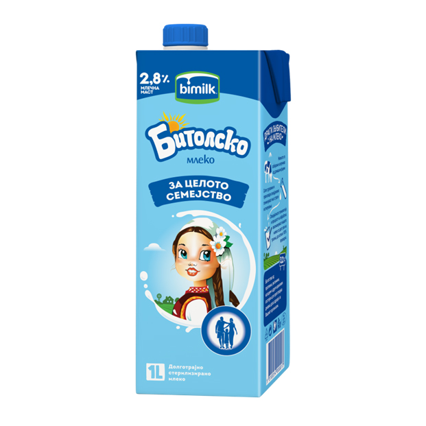 Paket.mk - Bimilk Битолско млеко 2,8% 1л