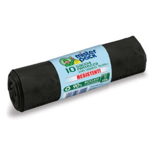 Mister Pack Вреќа за отпад со врвка Црна 110л 10/1 - Paket.mk