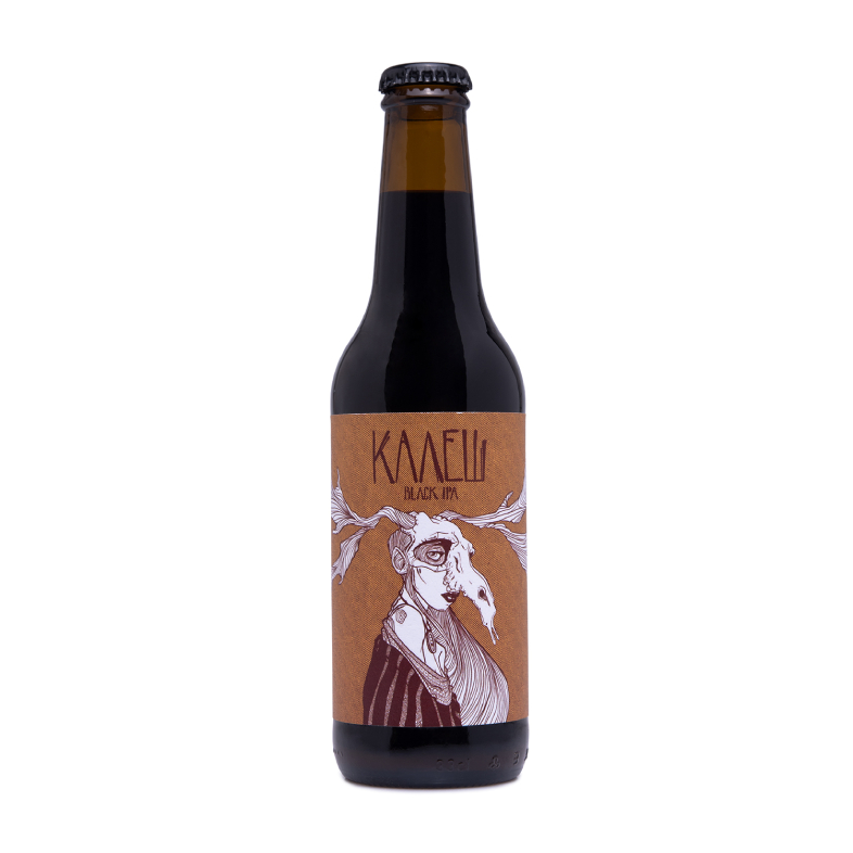 Калеш Black IPA крафт пиво 330мл - Paket.mk