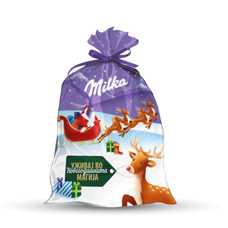 Milka Новогодишно пакетче Тип 3 1656гр - Paket.mk