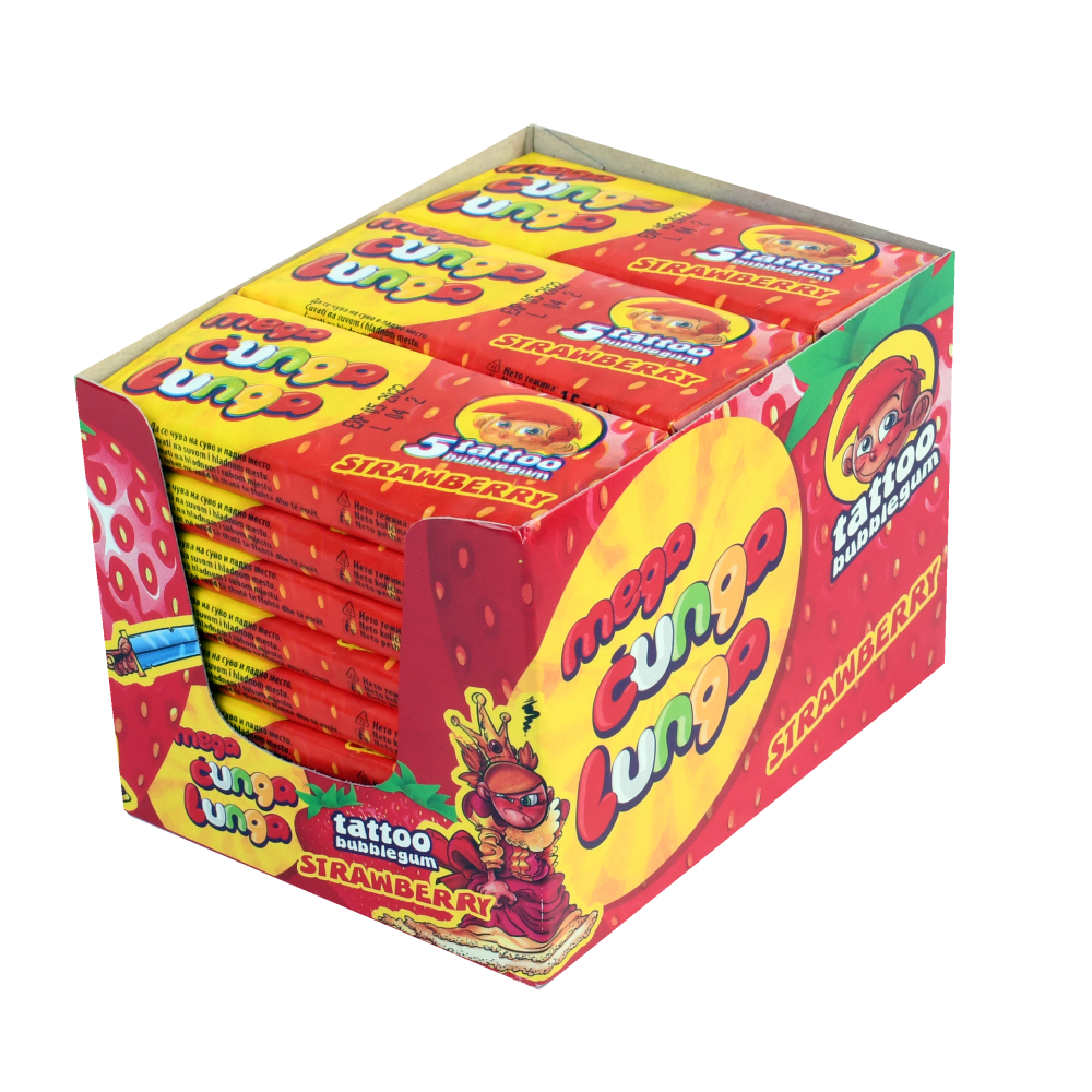 Cunga Lunga Мастики јагода со тетоважа 1/1 - Paket.mk