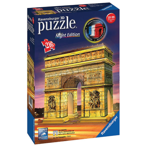 Ravensburger Arc de Triomphe - Paris Night Edition Сложувалка - Paket.mk