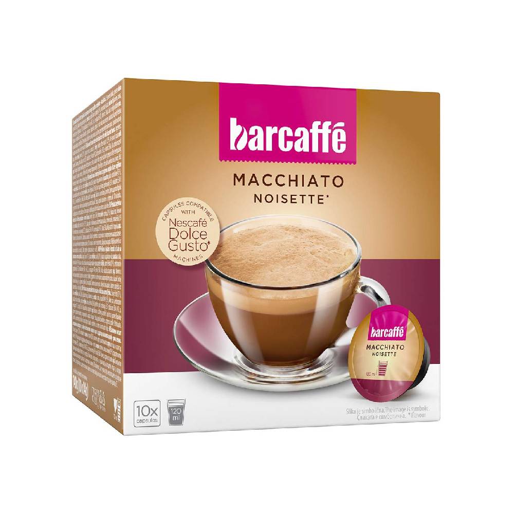 Barcaffe macchiato noisette капсули 140гр - Paket.mk