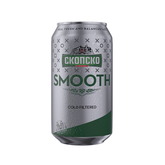 Скопско Smooth Пиво (лименка) 330мл - Paket.mk