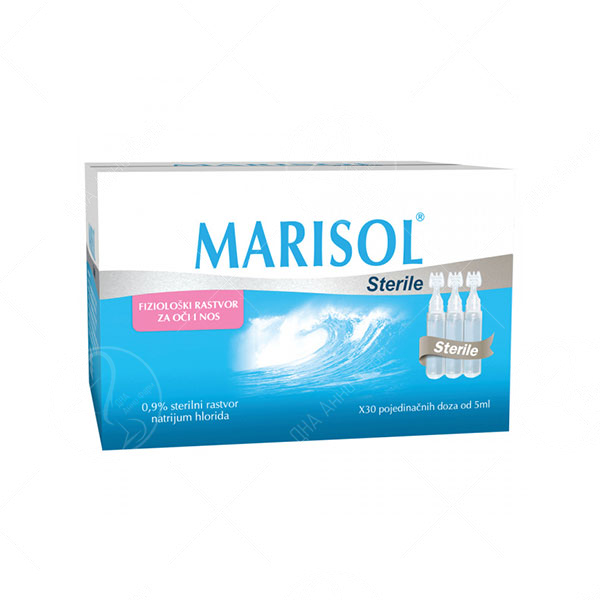 Marisol Sterile Физиолошки раствор 5мл - Paket.mk