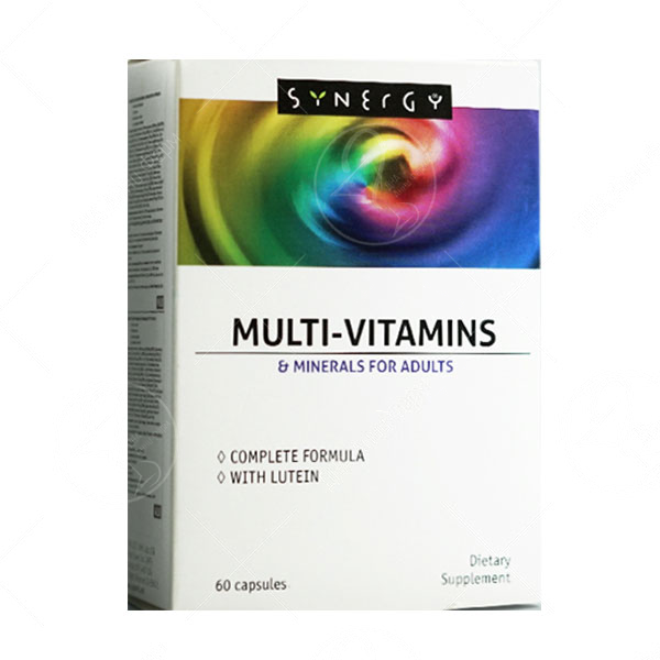 Synergy Мултивитамини за возрасни 60 капсули - Paket.mk
