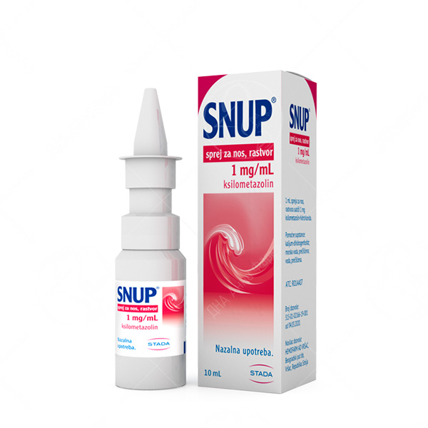 Hemofarm Snup 0.1% Nasal 10мл Спреј за симптоми на ринитис 10мл - Paket.mk