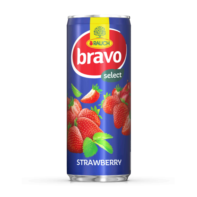 Paket.mk - Bravo Сок од јагода лименка 250мл