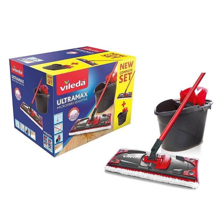 Vileda Ultramax Box СЕТ Кофа со џогер и крпа за чистење - Paket.mk