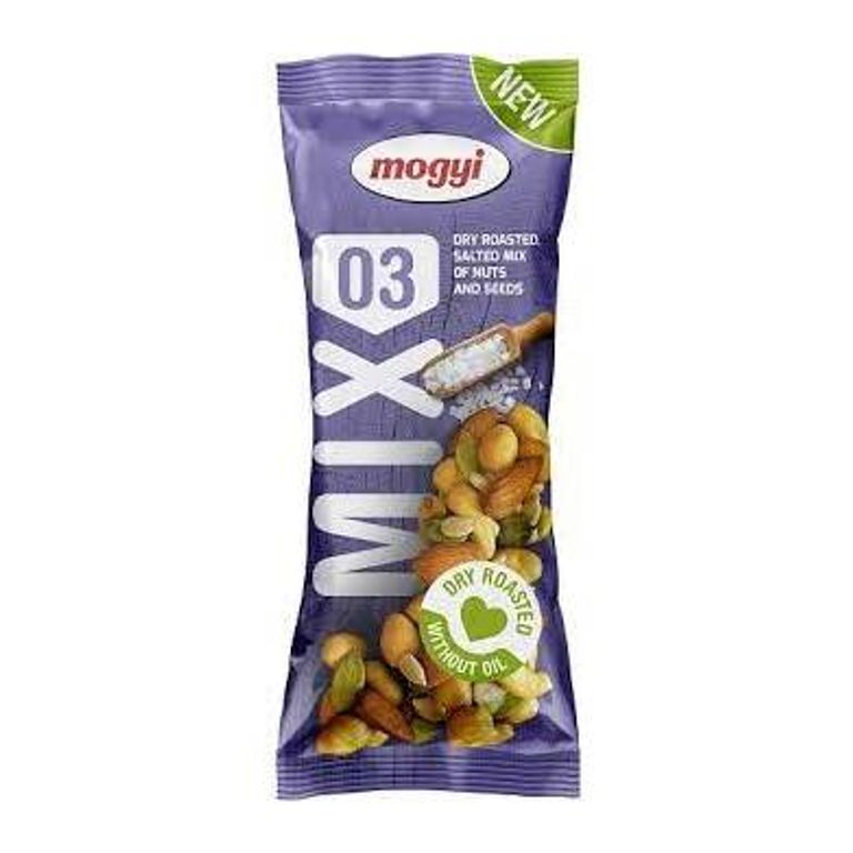 Mogyi Mix 03 Микс од суво печени семки и јаткасти плодови 80гр - Paket.mk