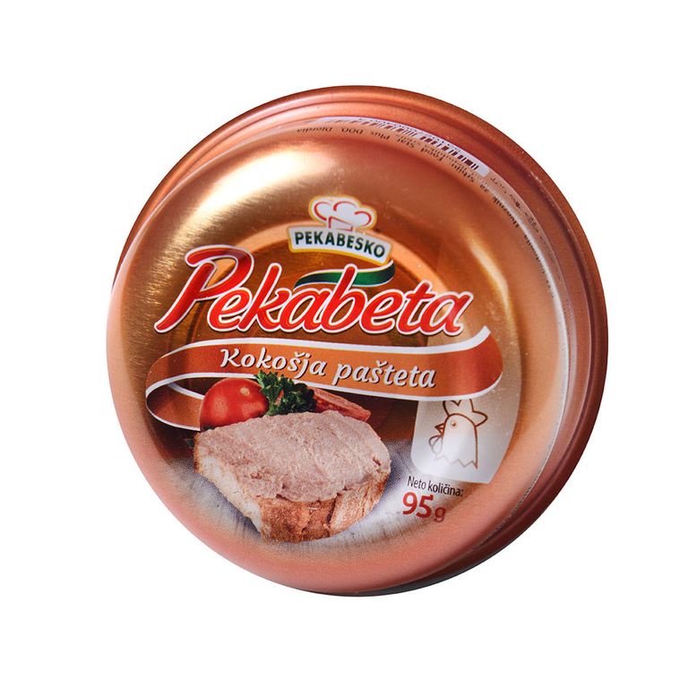 Пекабета Кокошја паштета 95гр - Paket.mk