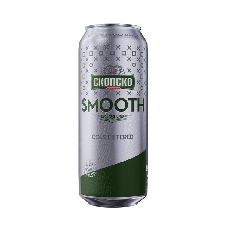 Скопско Smooth Пиво лименка 500мл - Paket.mk