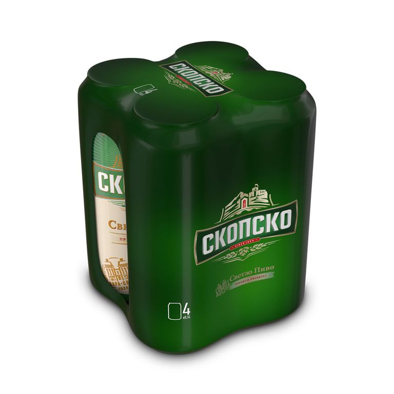 Paket.mk - Скопско Пиво (лименка) 4x500мл