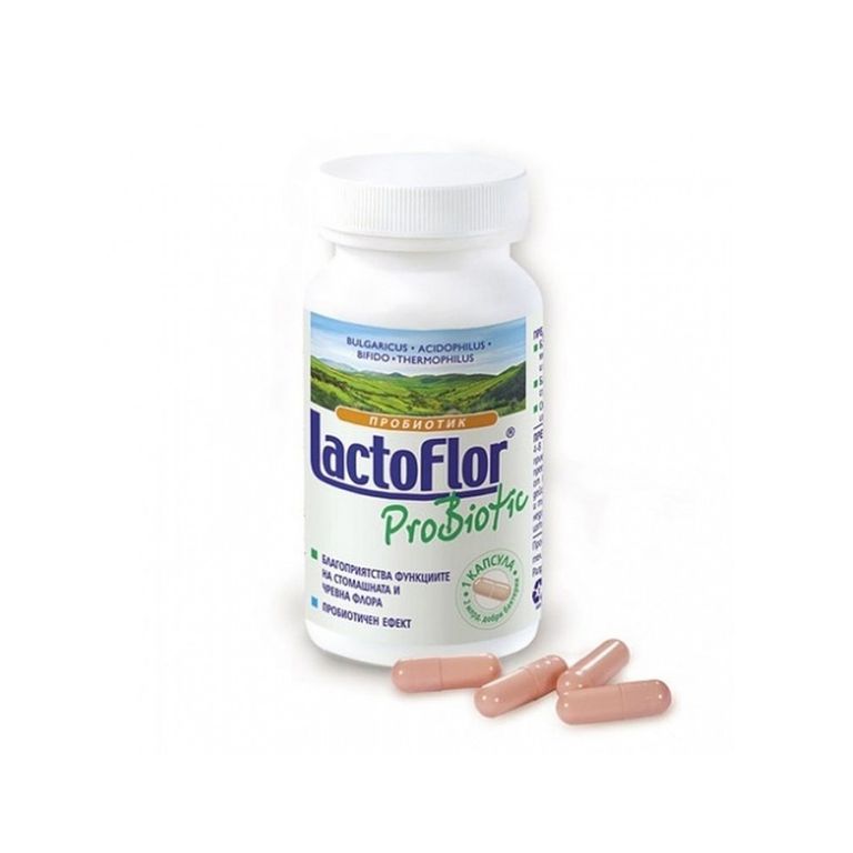 LactoFlor Пробиотик БиоПлус 60 таблети - Paket.mk
