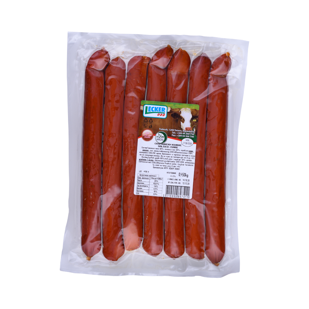 Lecker Скараџиски колбас 450гр - Paket.mk